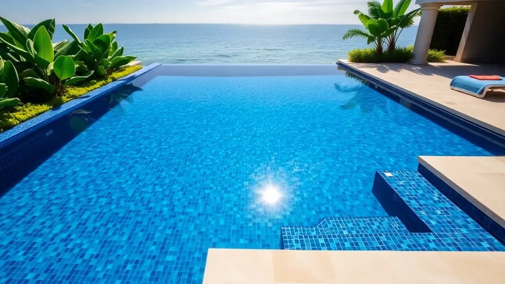 18 Modern Pool Waterline Tile Ideas for a Stylish Look