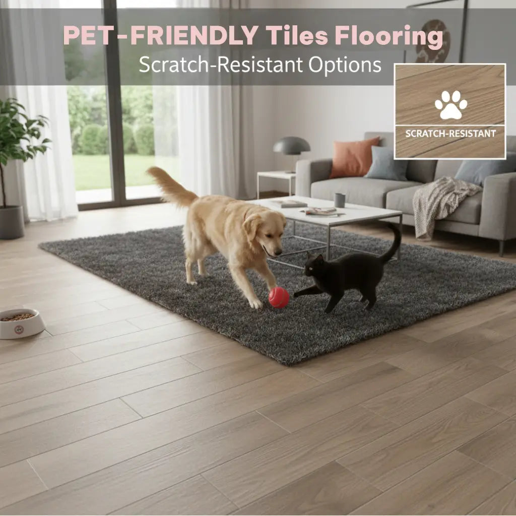 Pet-Friendly Tile flooring | Scratch-Resistant Floor for Pets