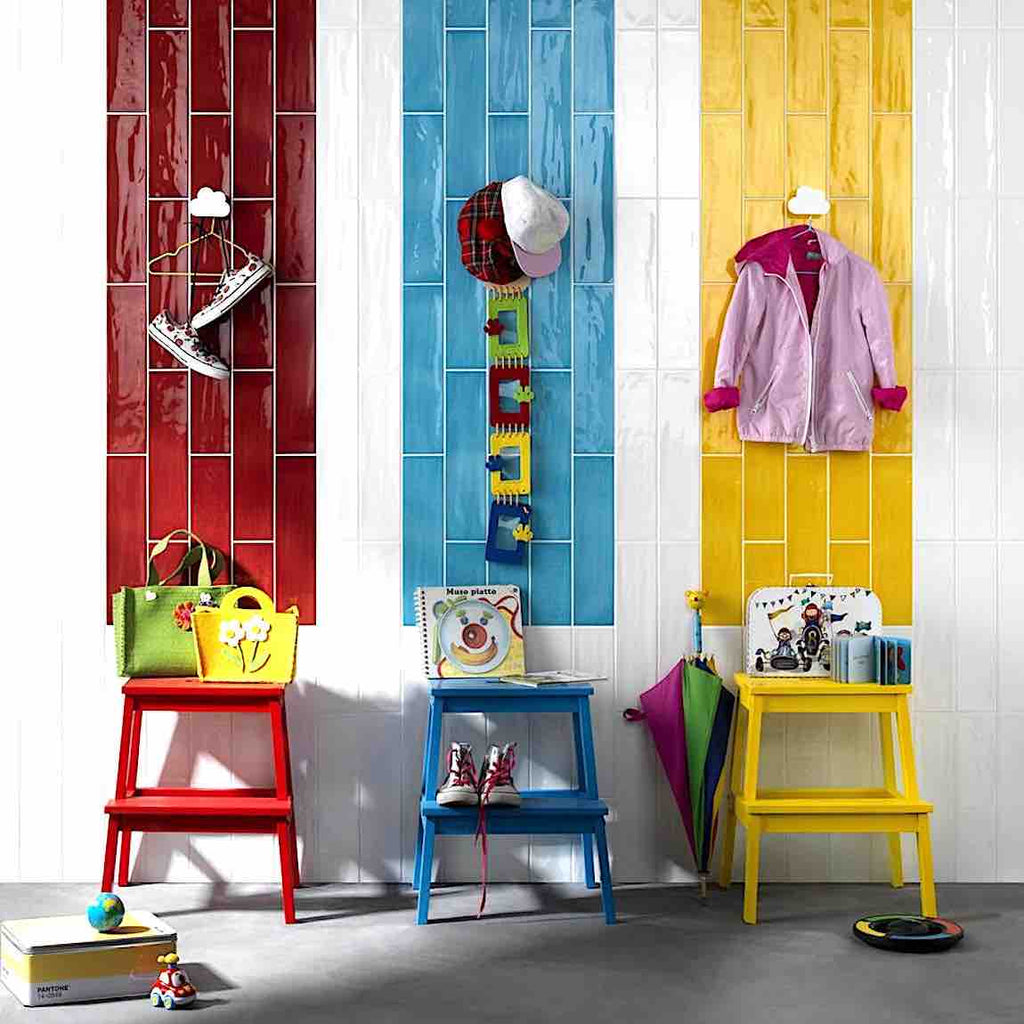 Color Splash Subway Tile Collection for Kitchen and Bathrooms