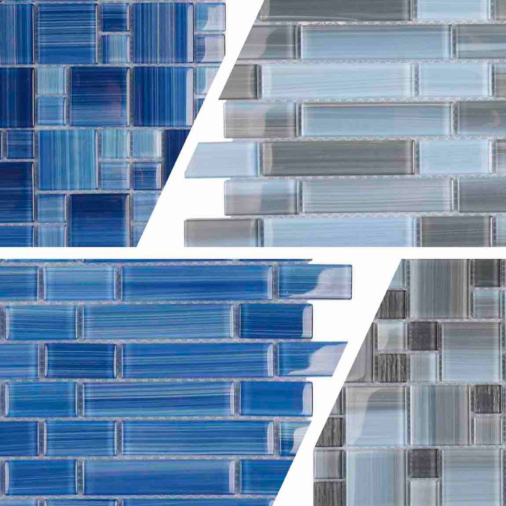 Vista Series Glass Tiles for Pools, spas, bathroom, and showers