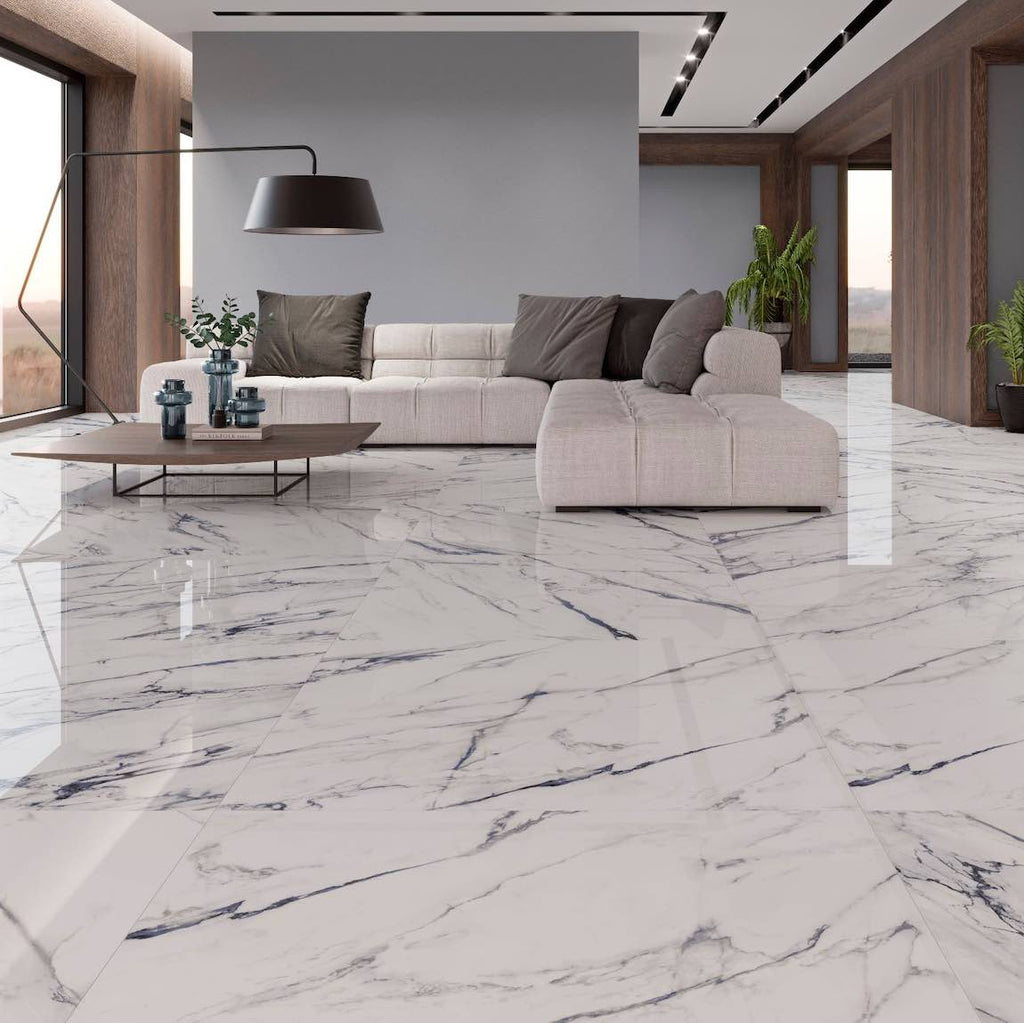 Marble Look Tiles for Kitchen and Bathroom, Floors and Walls