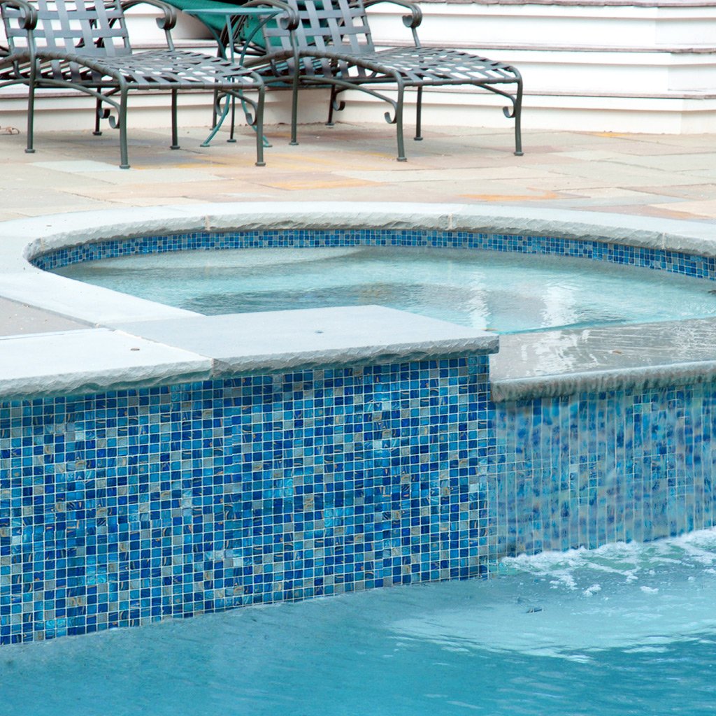 Glass Pool Mosaic Tiles for Swimming Pool and Spas