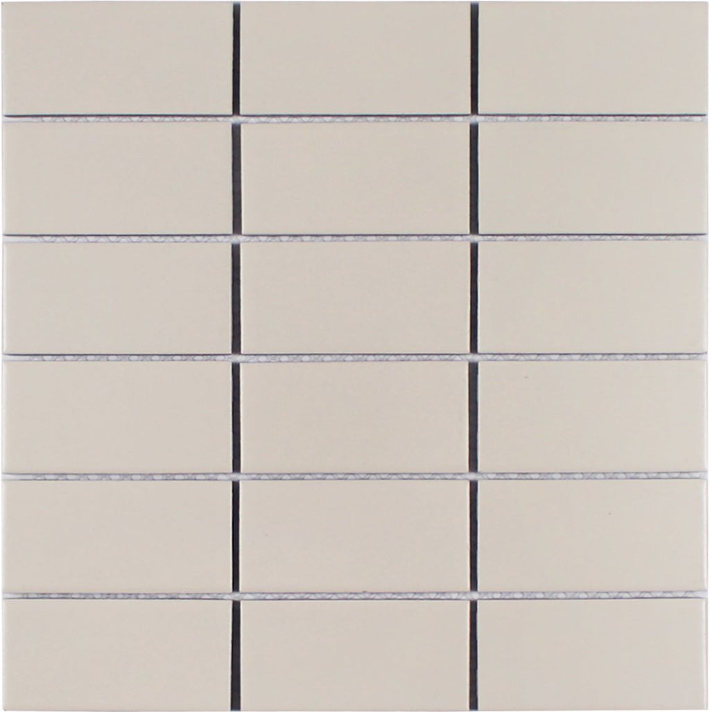 Essentials Porcelain Stacked Tile Biscuit 2''x4'' Matte Finish