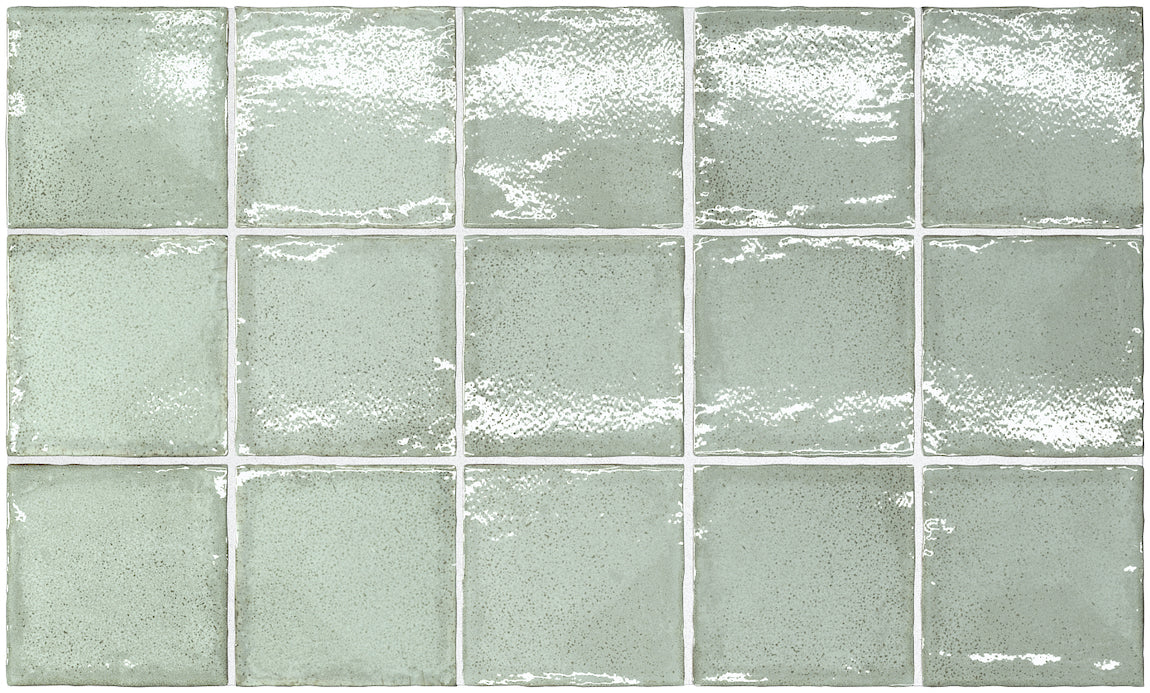 Farmhouse Wall Tile 4x4 Green for Kitchen and Bathroom