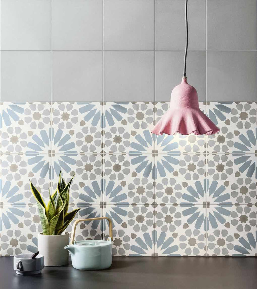 Flower Patterned Tiles and Floral Looking Tiles