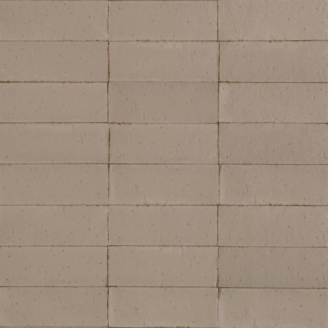 Glacier Italian Porcelain Subway Tile Mastice 3x8 Glossy