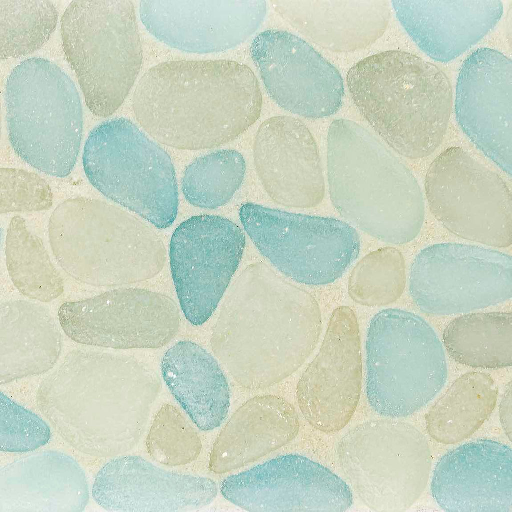 Glass Pebble Mosaic Tile Crystal Water for Pools, Spas, and Showers