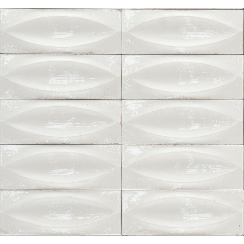 Storie Distressed Tile White 3x8 Deco Eye | Mineral Tiles