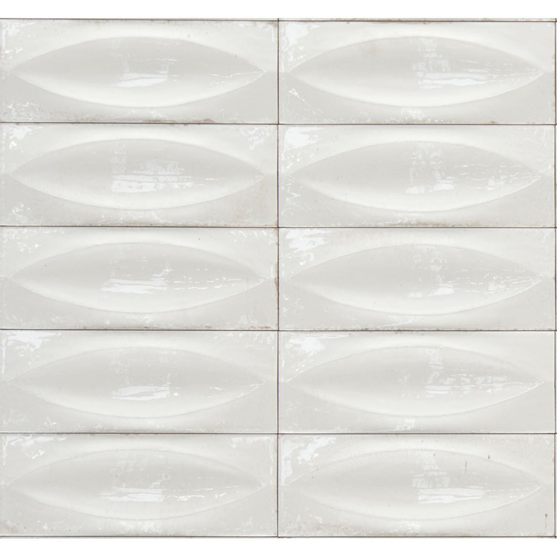 Storie Distressed Tile White 3x8 Deco Eye | Mineral Tiles