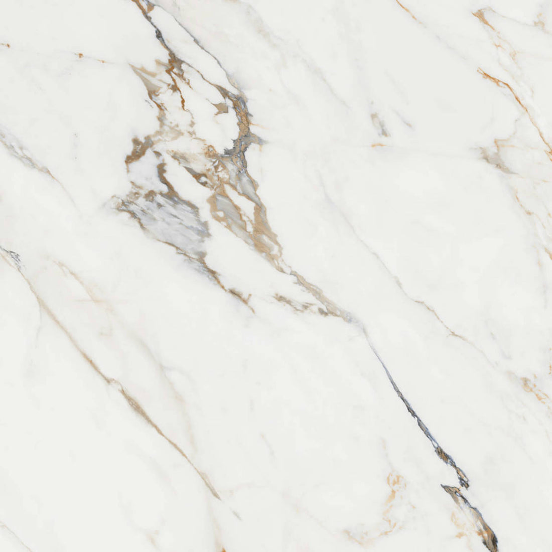 Florence Calacatta Gold Porcelain Tile 39x39 | Mineral Tiles