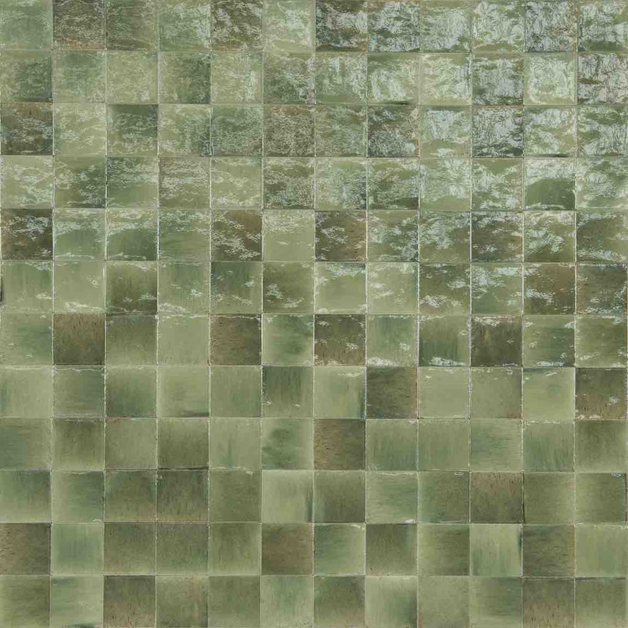 Storie Distressed Tile Glossy Jade 4x4 | Mineral Tiles