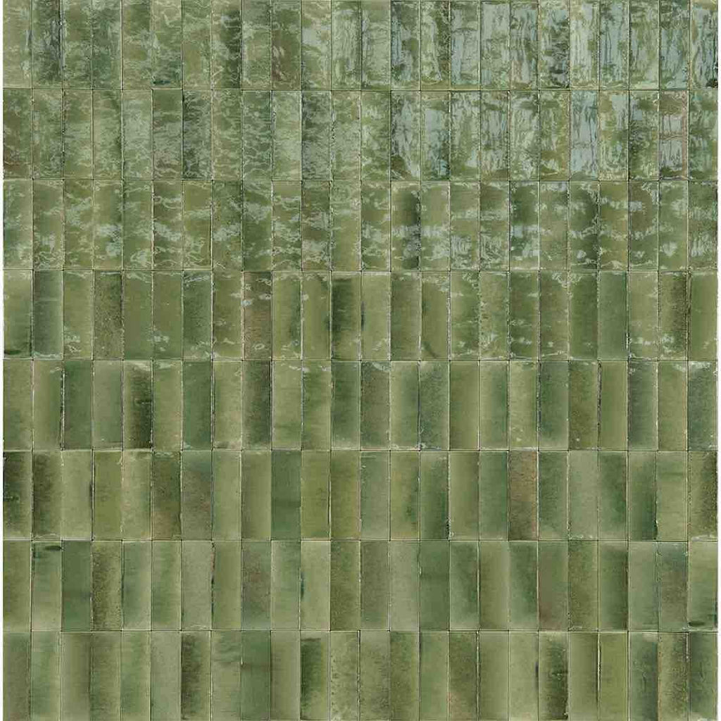 Storie Distressed Subway Tile Jade 2x6 | Mineral Tiles