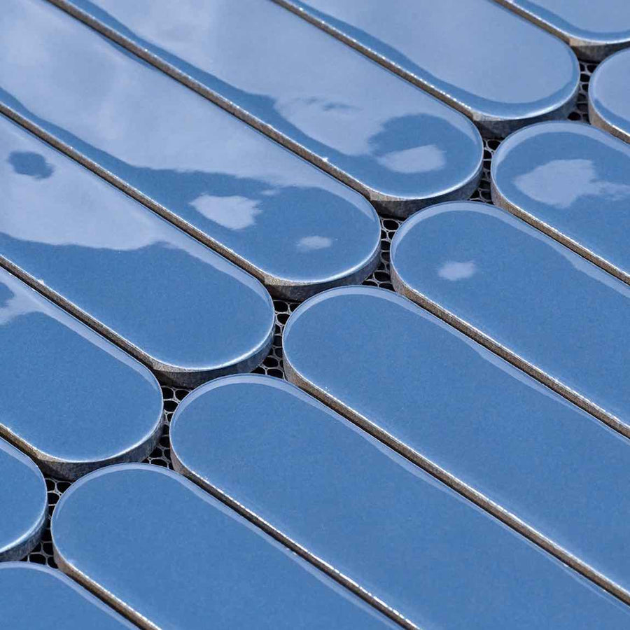 Blue Tiles, including Glass Mosaics, Ceramic, and Porcelain Tiles
