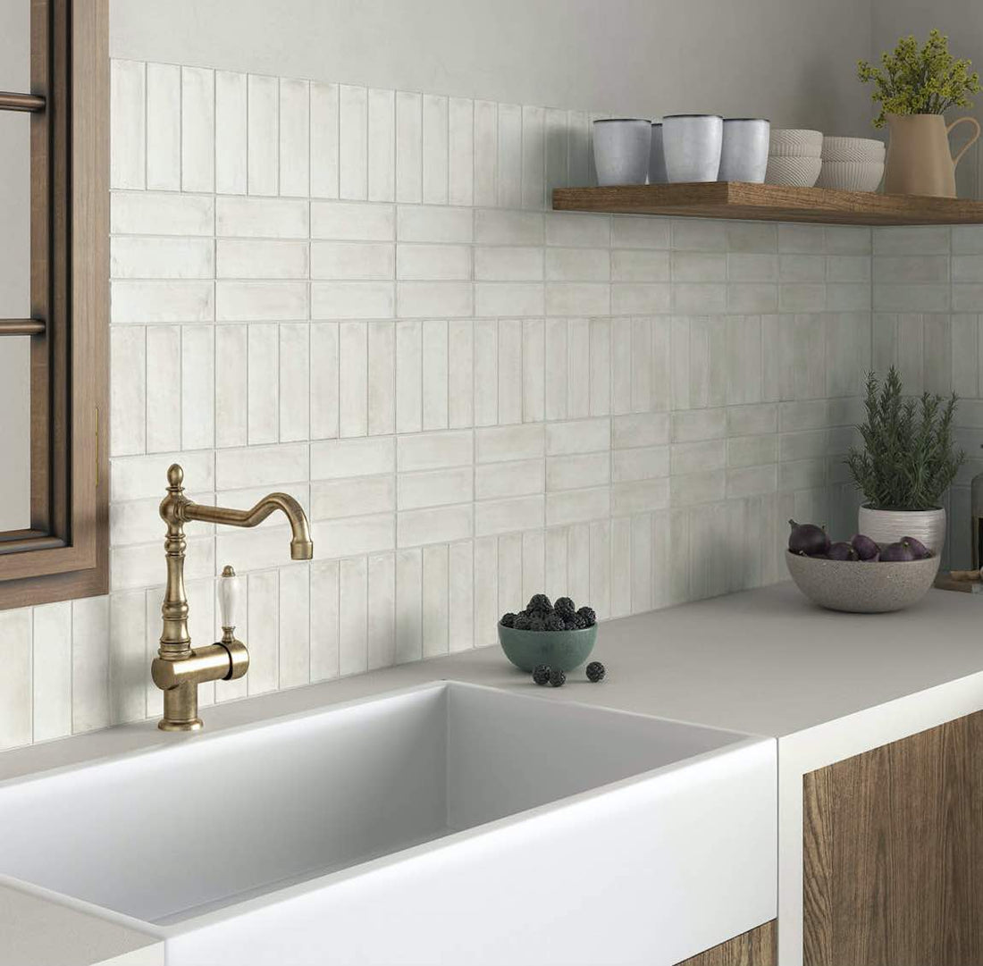 Organic Style Subway Tile Moka 2x6 | Mineral Tiles