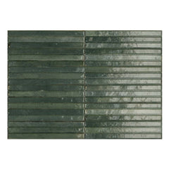 Magnolia 3D Tile Olive 2.5x9.5 | Mineral Tiles