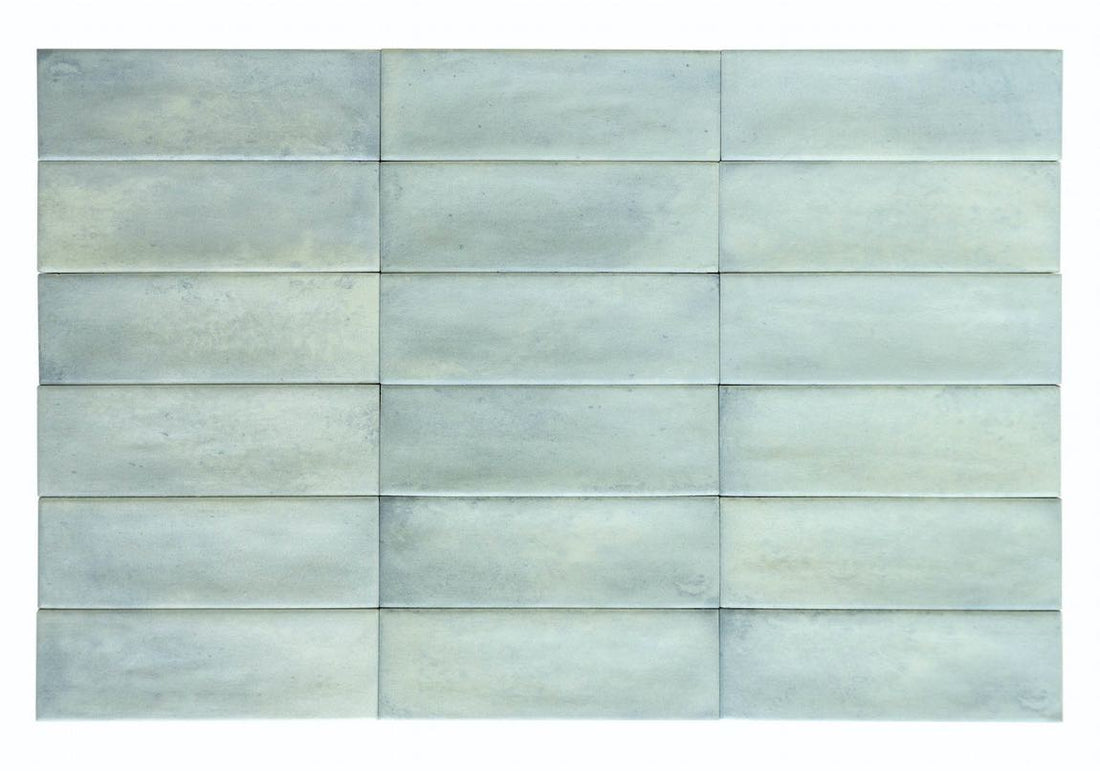 Organic Style Subway Tile Sky 2x6 | Mineral Tiles