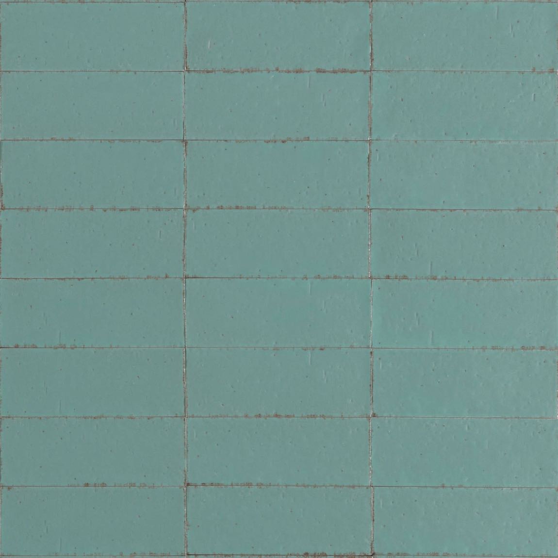Glacier Italian Porcelain Subway Tile Turquoise 3x8 Glossy