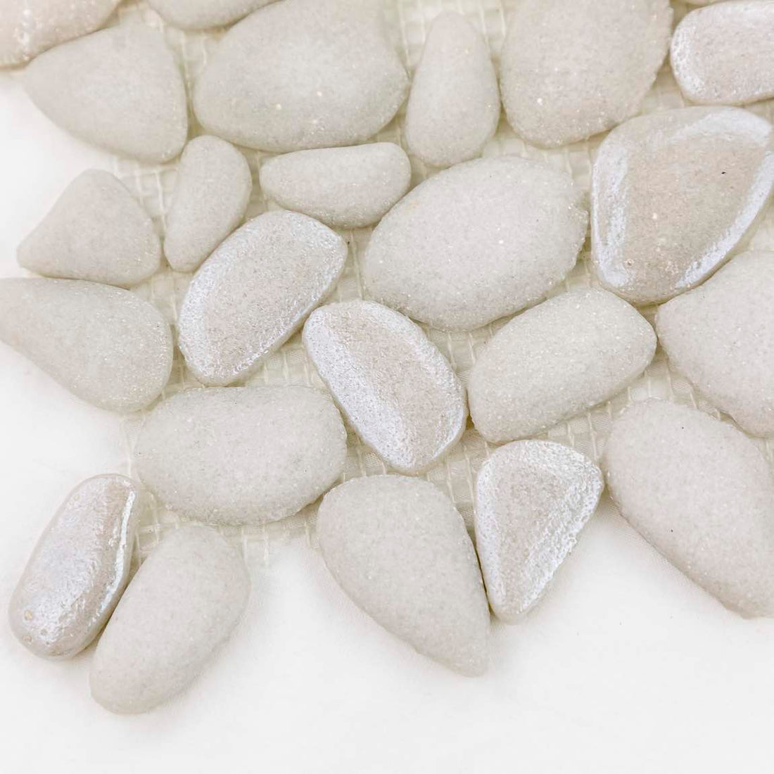 Glass Pebble Mosaic Tile Greek Island for Pools, Spas, and Showers