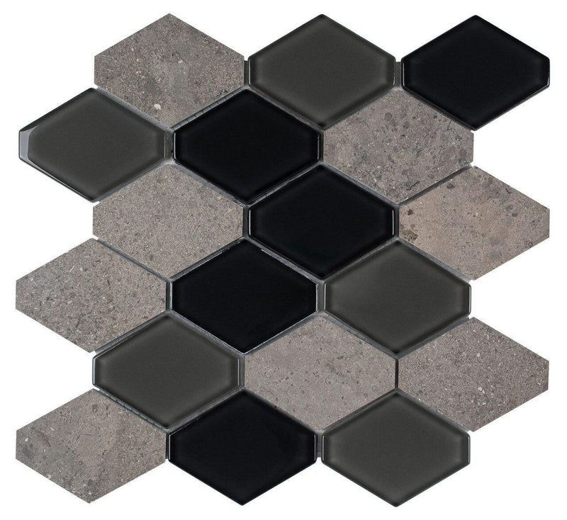 Waterjet Diamond Mosaic Tile Flow | Mineral Tiles