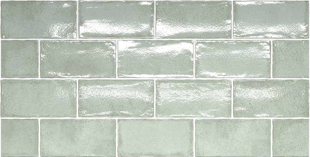 Farmhouse Subway Tile 3x6 Green for Kitchen and Bathroom