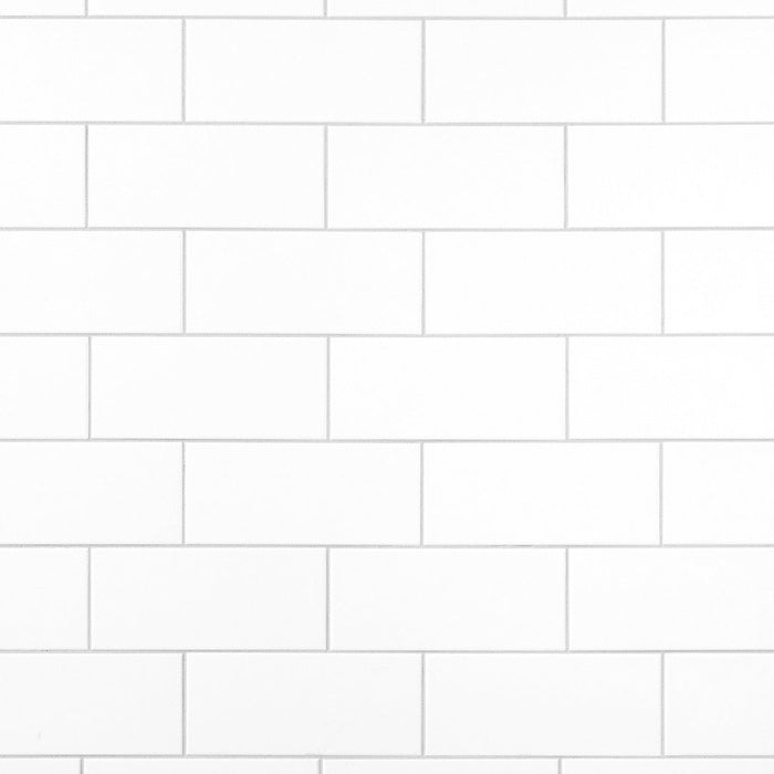 Subway Tile Ceramic White Glossy 3x6 | Mineral Tiles