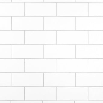 Subway Tile Ceramic White Glossy 3x6 | Mineral Tiles