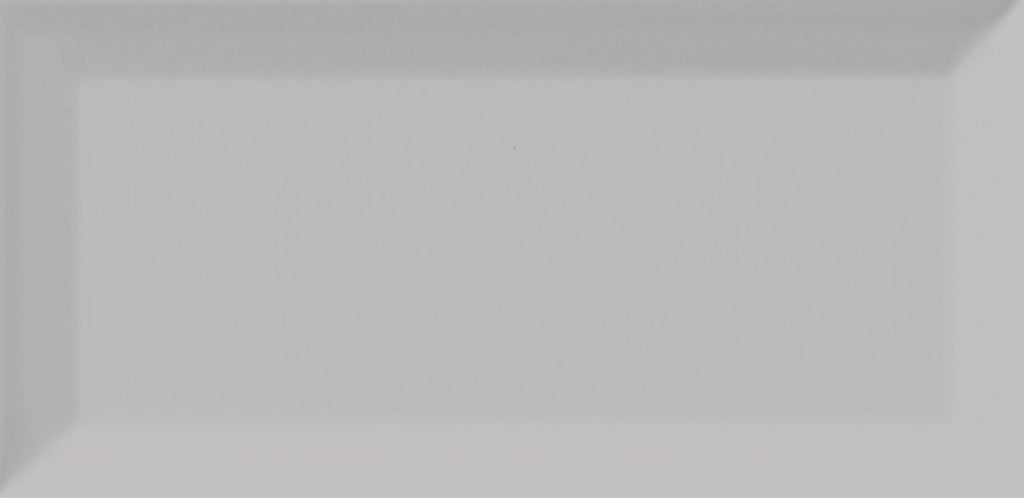 Subway Tile 3x6 Beveled Glossy Gray for Kitchen and Bathroom