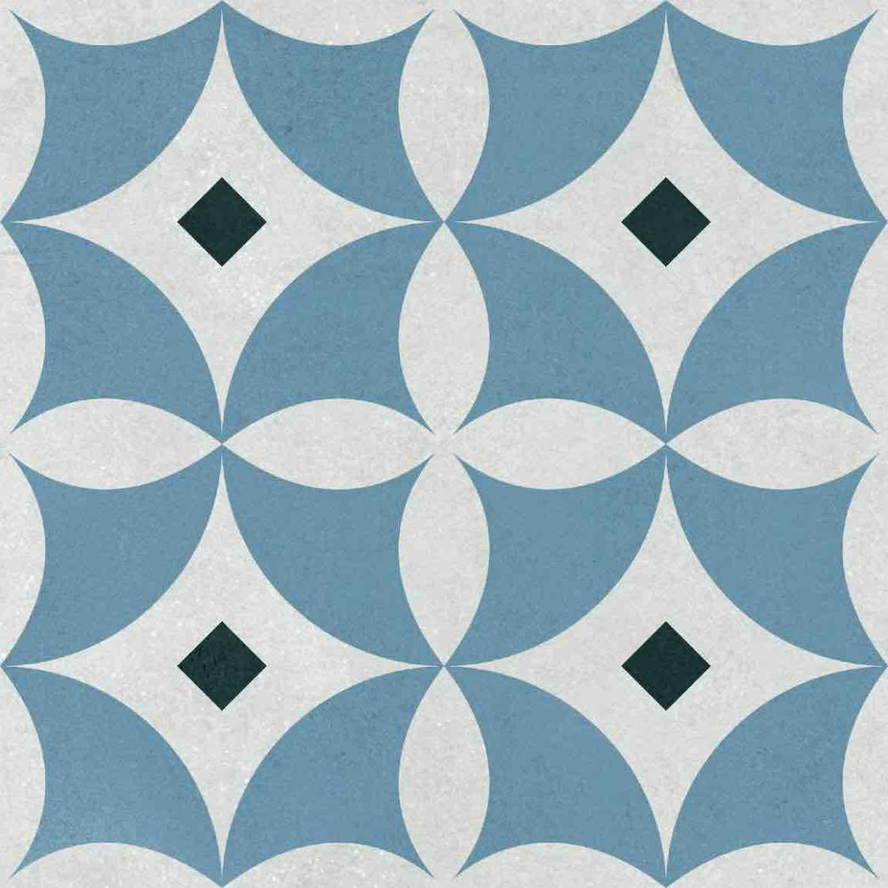 Patterned Porcelain Tile Fnideq 8x8 | Mineral Tiles
