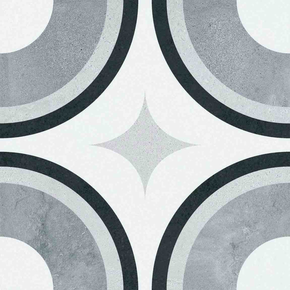 Patterned Porcelain Tile Sphere 8x8 | Mineral Tiles