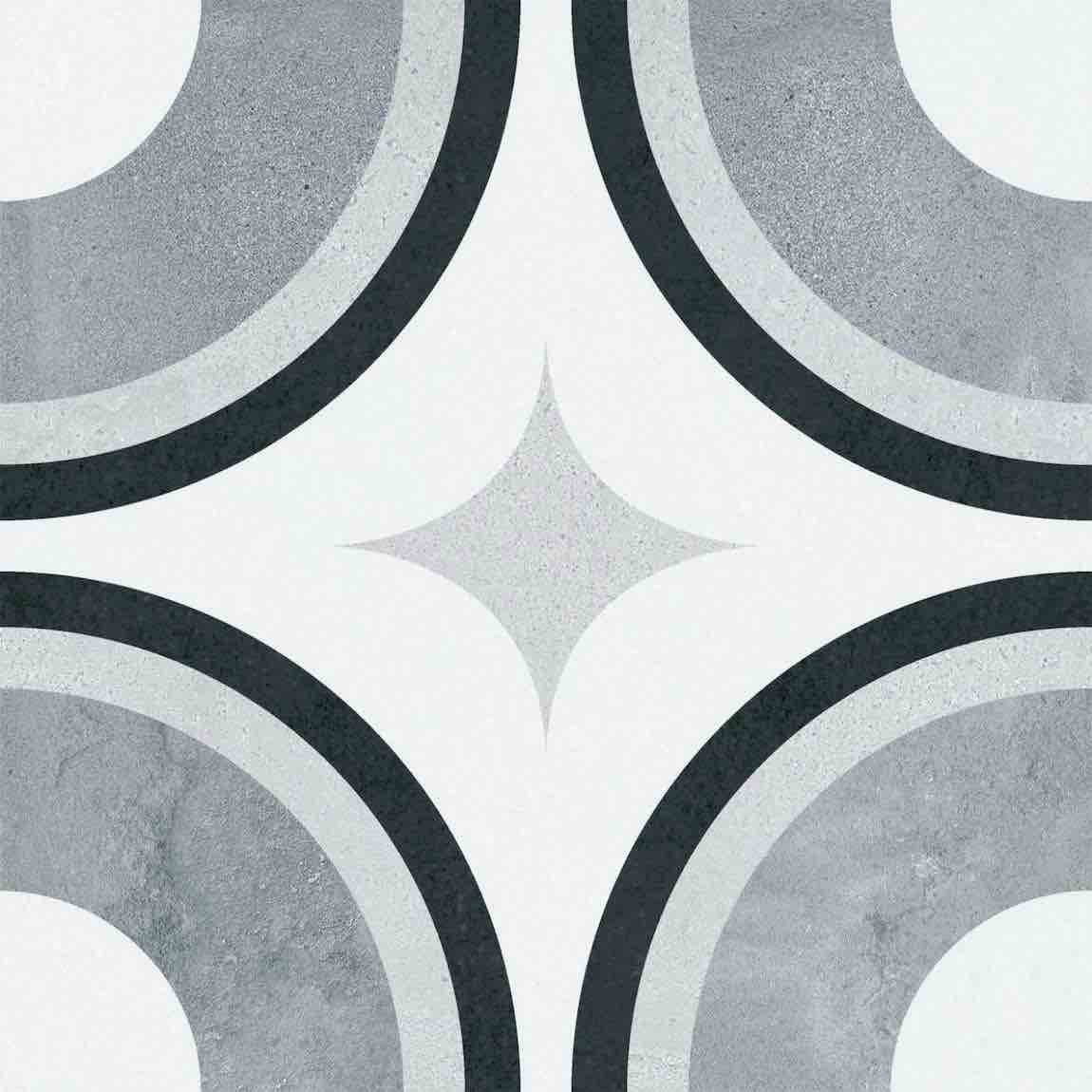 Patterned Porcelain Tile Sphere 8x8 | Mineral Tiles