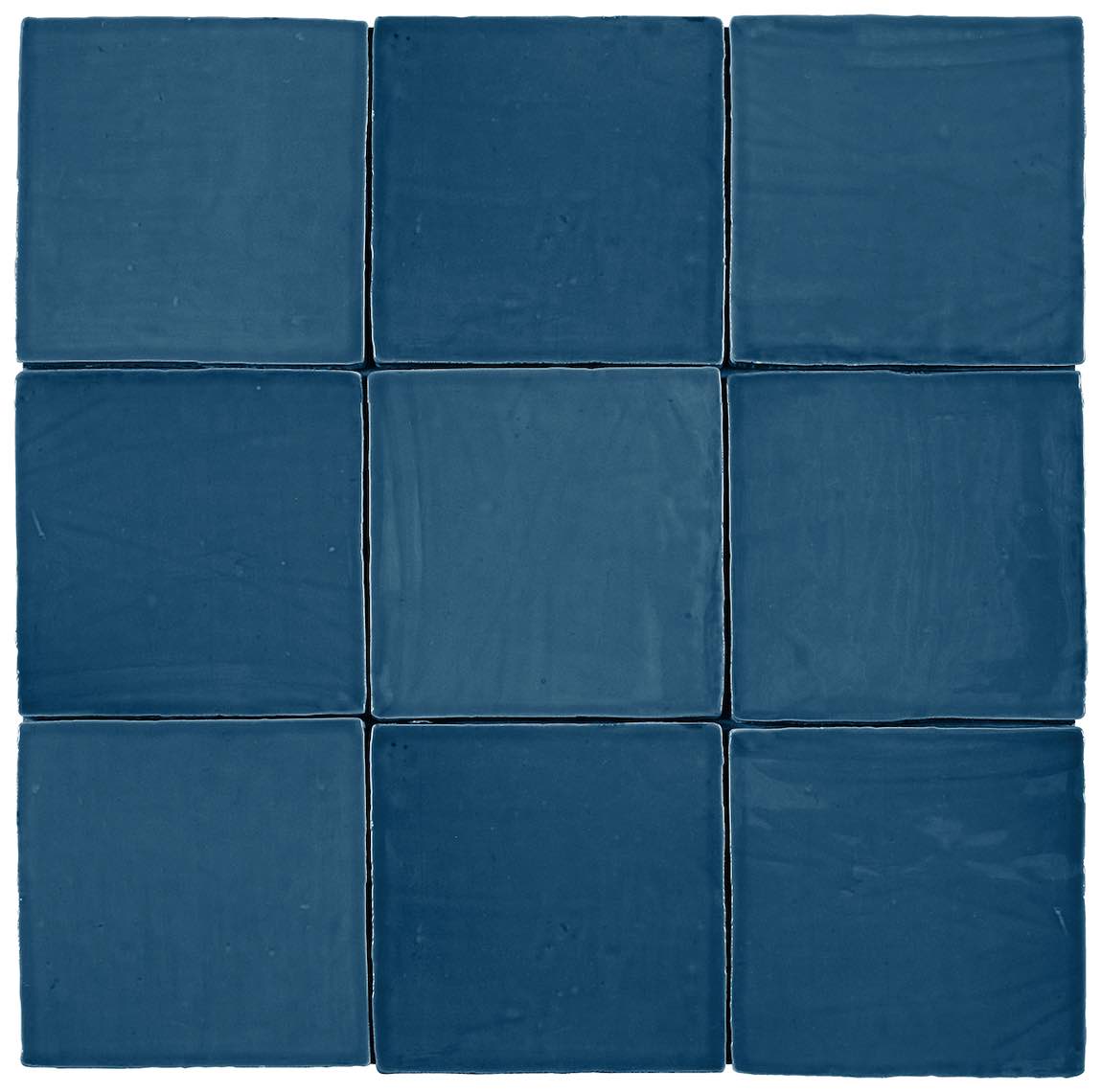 Coastal Blue 5x5 Glazed Ceramic Tile | Mineral Tiles