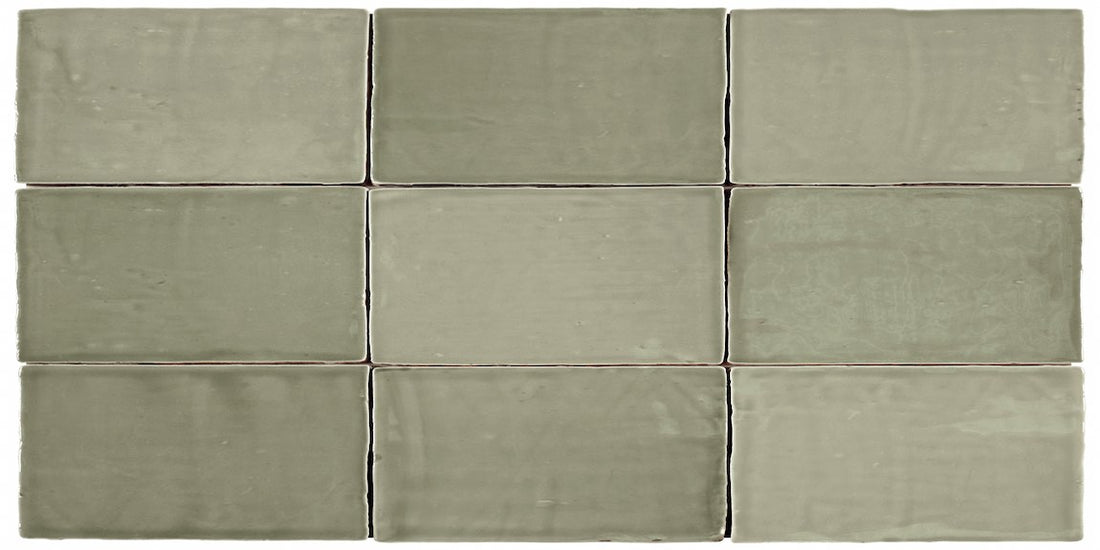 Coastal Green Glazed Subway Tile – Classic Ceramic Look