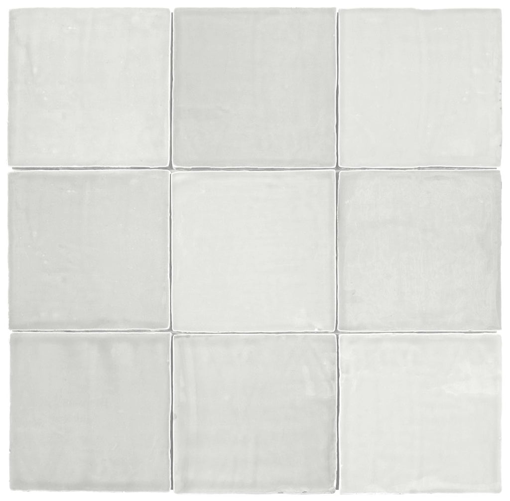 Coastal White 5x5 Glazed Ceramic Tile | Mineral Tiles