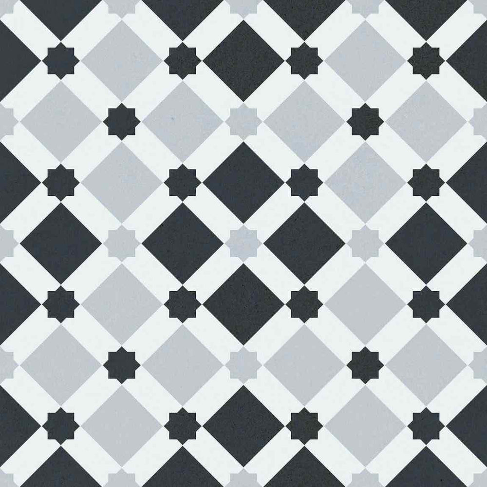 Patterned Porcelain Tile Dusk 8x8 | Mineral Tiles