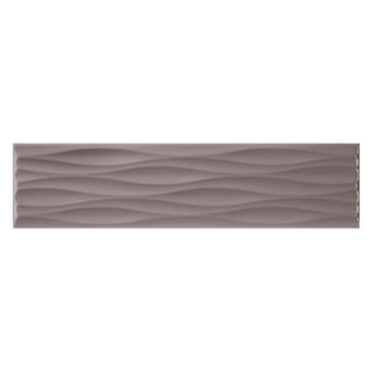 Elegance Storm Glossy Ripple Deco Tile 4x16 | Mineral Tiles