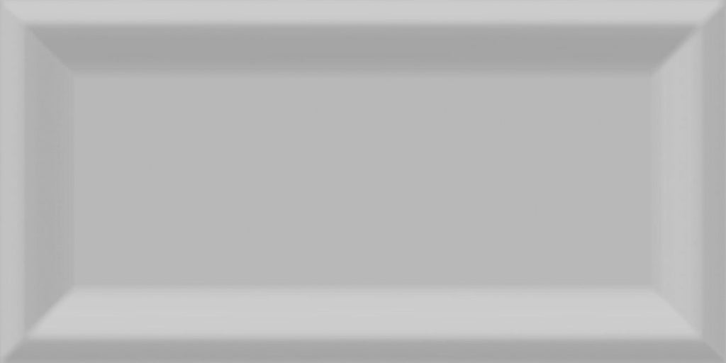 Subway Tile 3x6 Reverse Inverted Bevel Glossy Gray