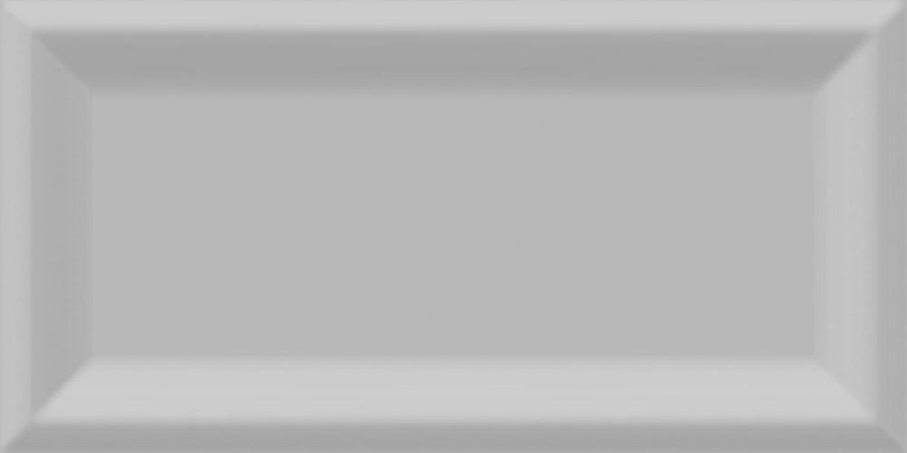 Subway Tile 3x6 Reverse Inverted Bevel Matte Gray