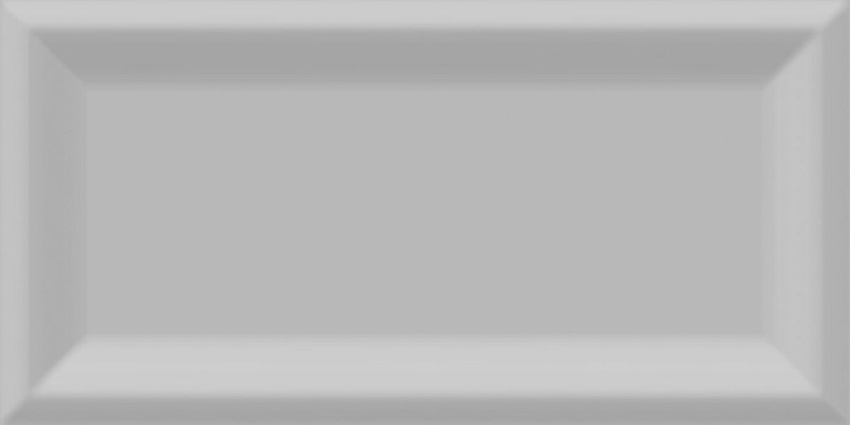 Subway Tile 3x6 Reverse Inverted Bevel Matte Gray