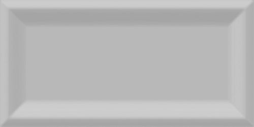 Subway Tile 3x6 Reverse Inverted Bevel Matte Gray