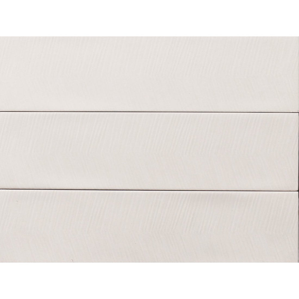 Alabaster Ceramic Subway Tile Deco 3x12 | Mineral Tiles