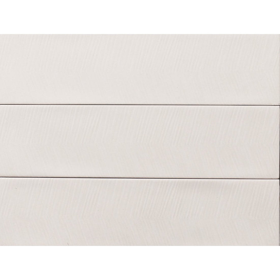 Alabaster Ceramic Subway Tile Deco 3x12 | Mineral Tiles