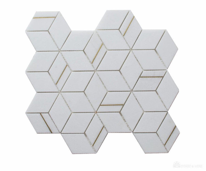 Inlay Tile Waterjet Collection by Mineral Tiles