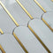 Inlay Brass Gold Marble Mosaic Tile Florence | Mineral Tiles