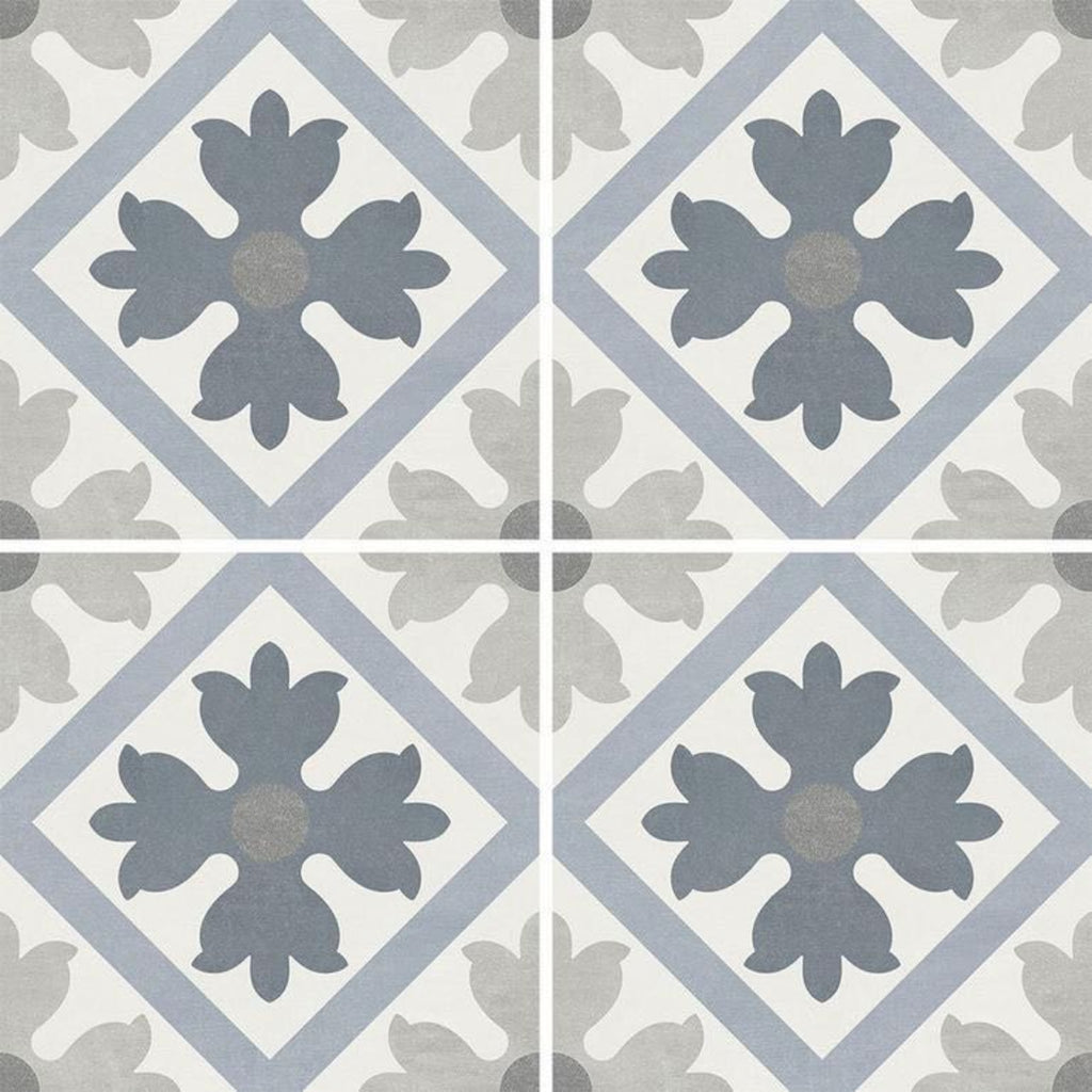 Miami Patterns Flower Porcelain Pool Tile 6x6