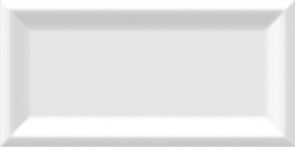 Subway Tile 3x6 Reverse Inverted Bevel Glossy White