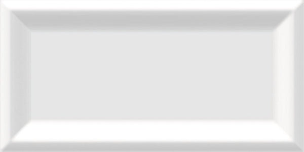 Subway Tile 3x6 Reverse Inverted Bevel Glossy White