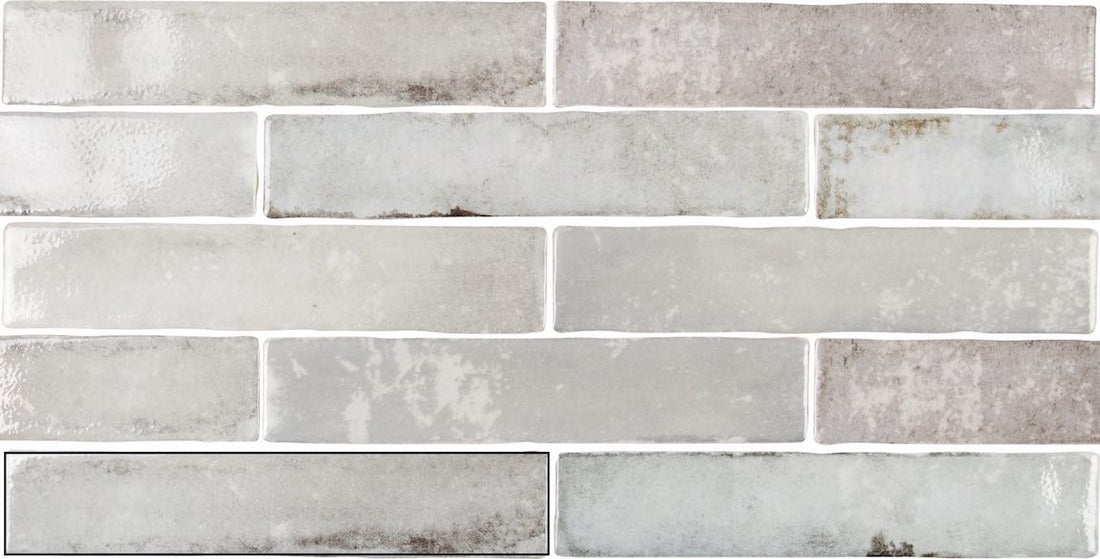 Southern Subway Tile 2x10 Grey for Kitchen and Bathroom