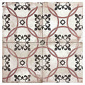 Vintage Patterned Tile Monarch Red 6x6 | Mineral Tiles