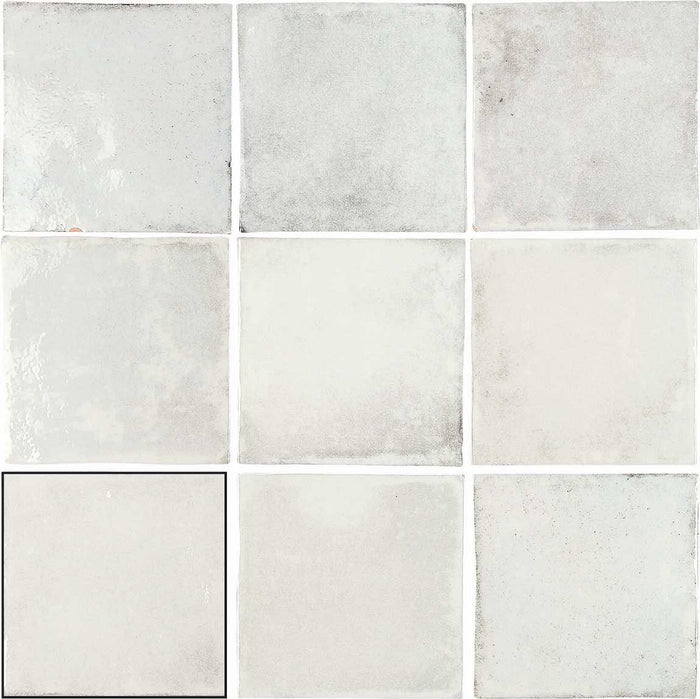 Southern Classic Tile 4x4 Washed White for Kitchen and Bath